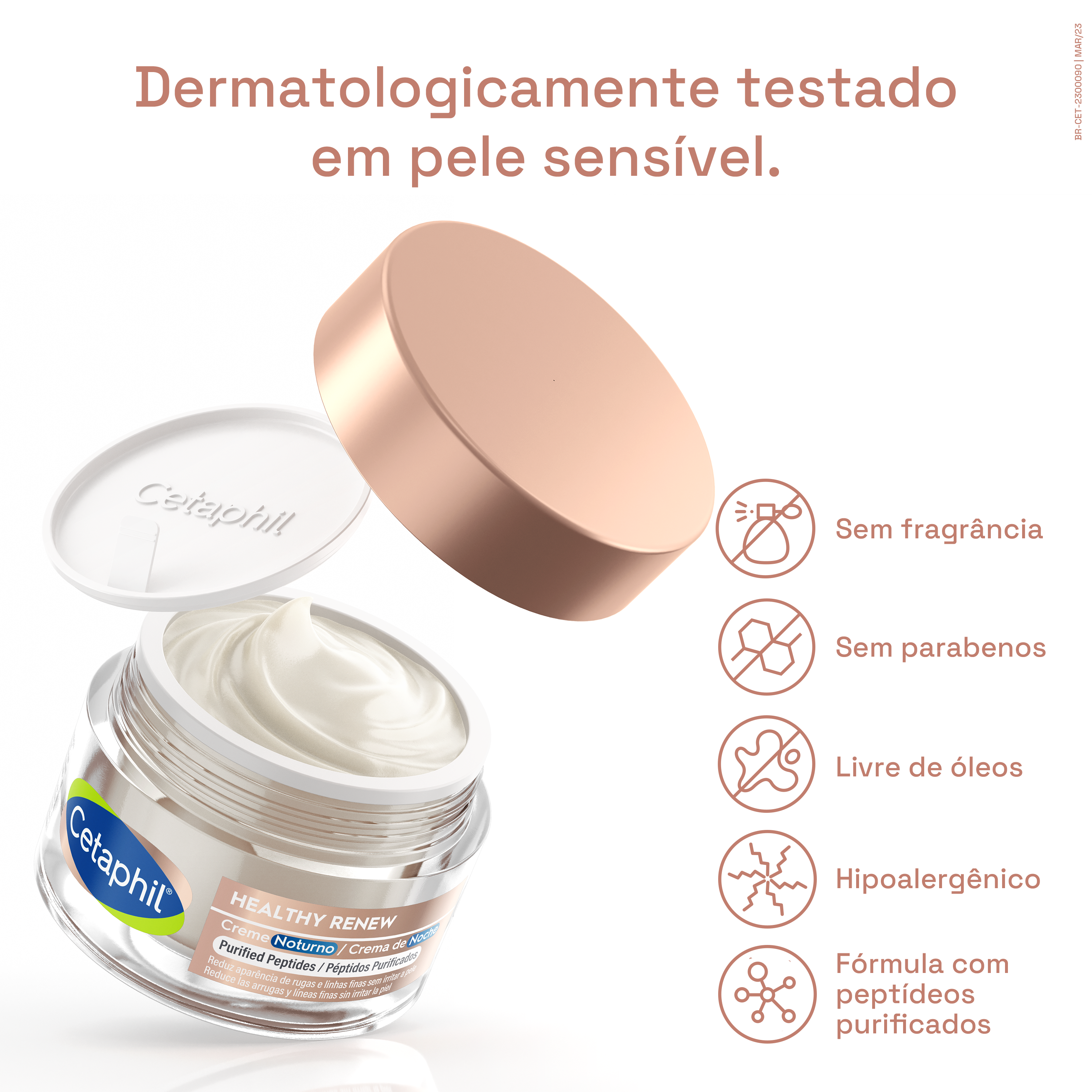 Creme Reparador Facial Noturno Cetaphil Healthy Renew