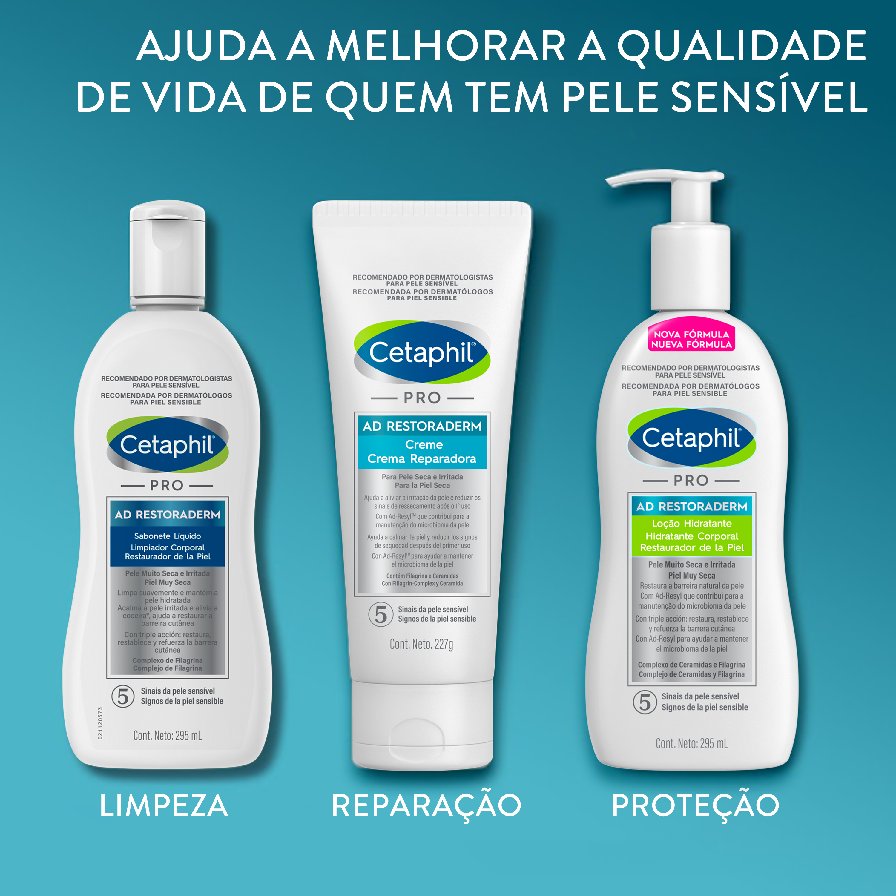 Creme hidratante para pele com tendência atópica | Cetaphil